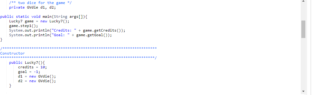 Current file: Lucky7.java Load default template... 2 | Chegg.com