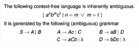 Solved Q1 Show that the grammar is ambiguous using the | Chegg.com