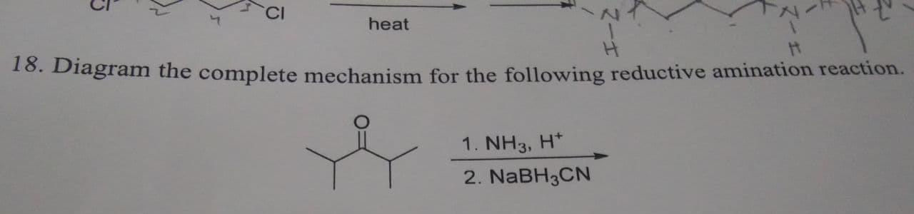 Solved heat 18. Diagram the complete mechanism for the | Chegg.com