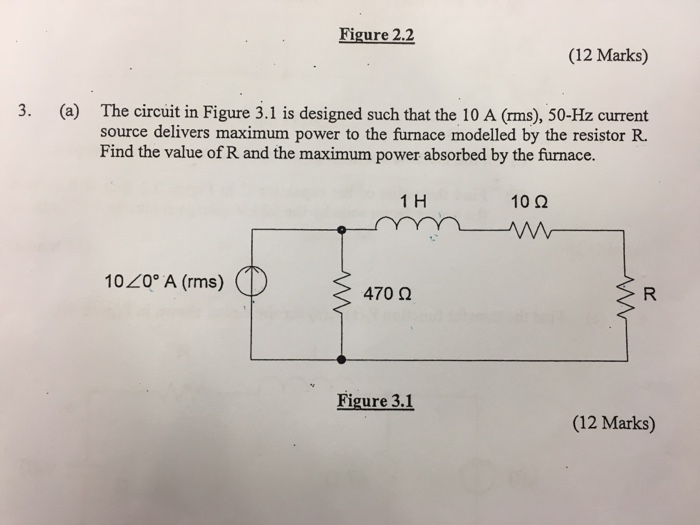 Solved Figure 2.2 (12 Marks) (a) 3. The circuit in Figure | Chegg.com