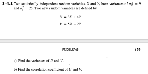 Solved 34.2 Two statistically independent random variables, | Chegg.com