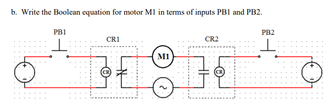 Solved Problem 2. Write the Boolean equations for the relay | Chegg.com