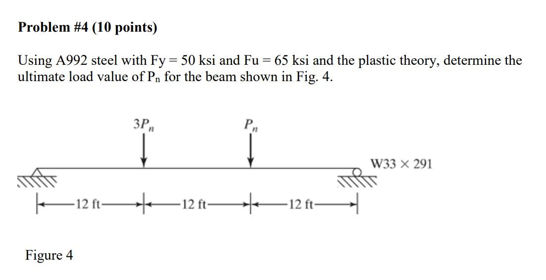 Solved Using A992 steel with Fy=50ksi and Fu=65ksi and the | Chegg.com