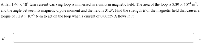 Solved A flat, 1.60×102 turn current-carrying loop is | Chegg.com