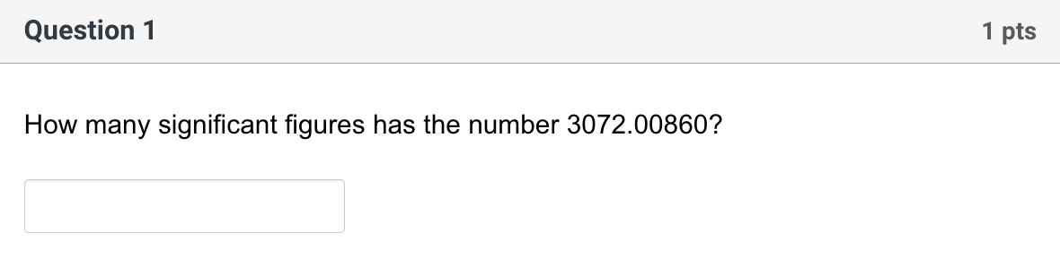 Solved How many significant figures has the number | Chegg.com