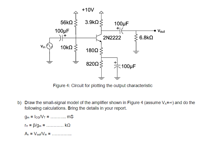Solved Figure 4: Circuit for plotting the output | Chegg.com