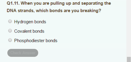 Solved Q1.10. ﻿Imagine you are trying to separate base | Chegg.com