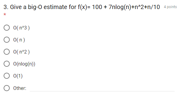 Solved 3. Give a big-O estimate for f(x) 100 | Chegg.com