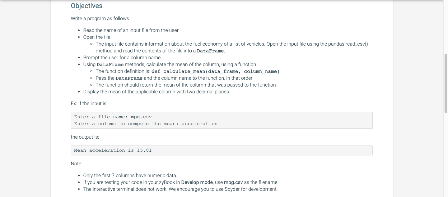 Solved Objectives Write a program as follows Read the name | Chegg.com