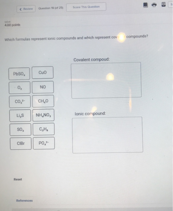 Solved Review Question 19 (of 25) Score This Question value | Chegg.com