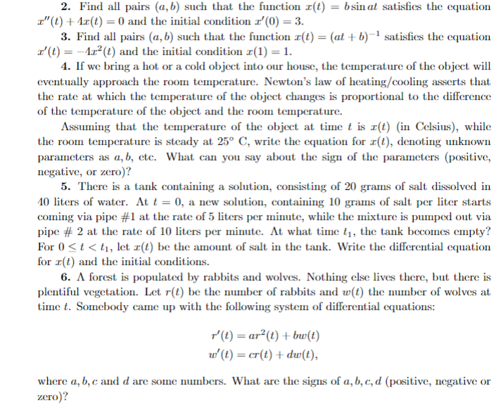 Solved Find all pairs (a,b) ﻿such that the function | Chegg.com