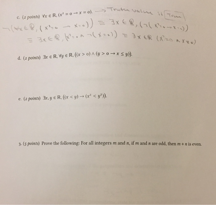 Solved 1. (s points) Consider the conditional proposition: | Chegg.com