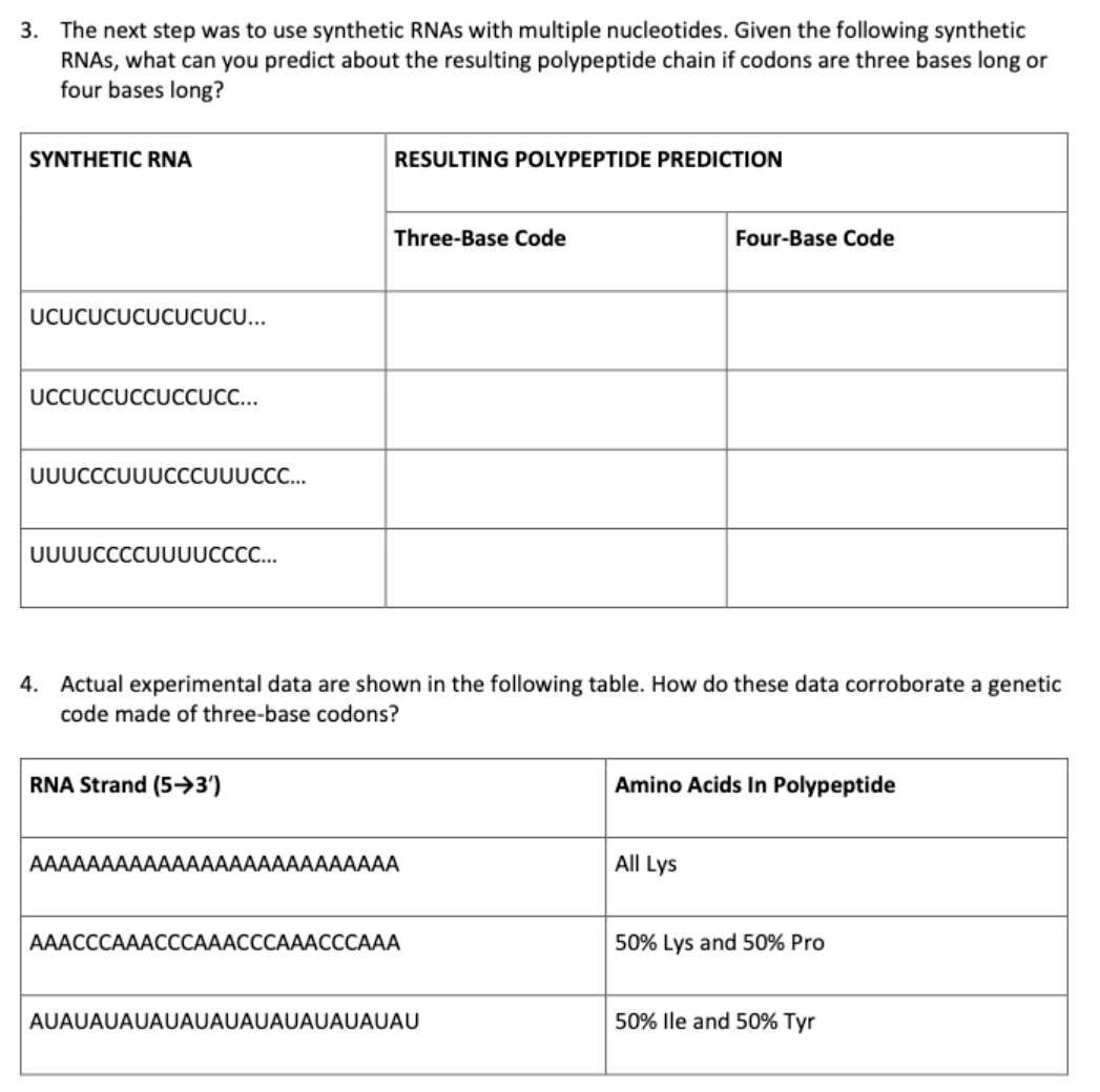 Solved Once the structure of DNA had been determined, the | Chegg.com