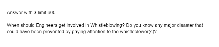 Solved Answer with a limit 600 When should Engineers get | Chegg.com