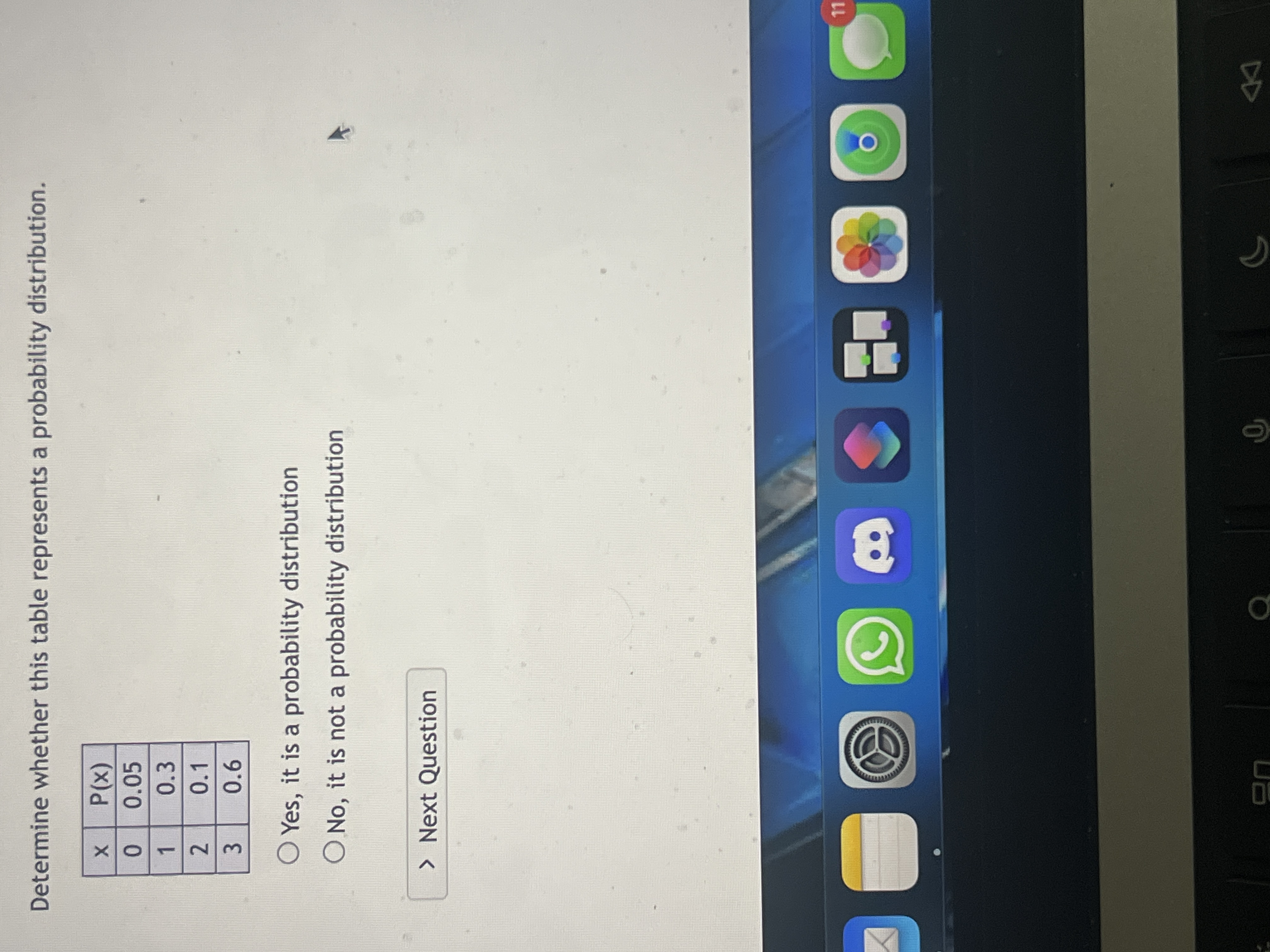 Solved Determine whether this table represents a probability | Chegg.com