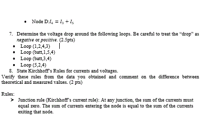 Solved Part II Kirchhoff's Rules 4. Connect the circuit | Chegg.com