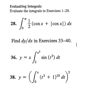 Solved Evaluating Integrals Evaluate the integrals in | Chegg.com