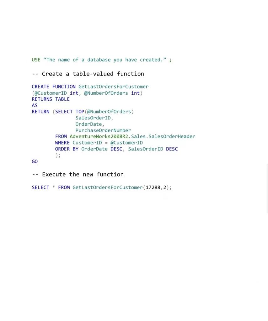 Connection values: Server Type = Database Engine | Chegg.com