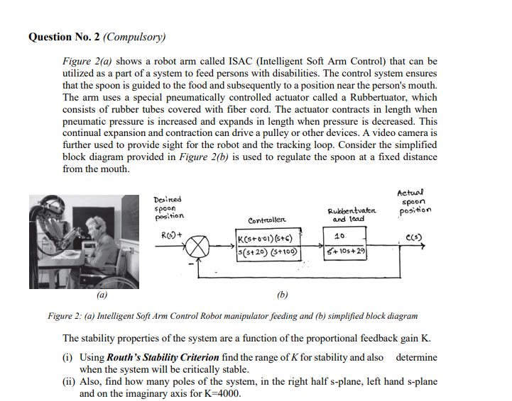 Solved Question No. 2 (Compulsory)Figure 2(a) ﻿shows a robot | Chegg.com