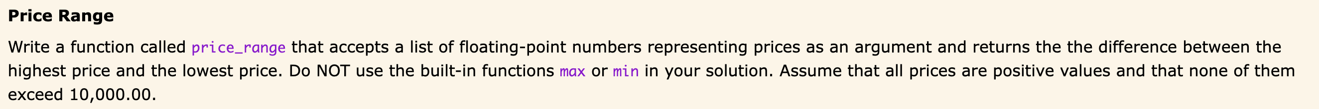 Solved Height RangeWrite a function called height_range that | Chegg.com