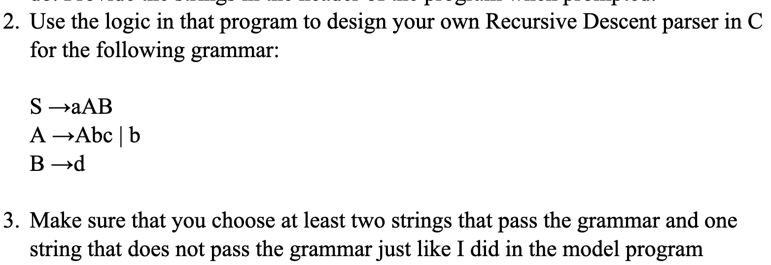 Solved REWORK THE GIVEN CODE BELOW TO FIT THE GIVEN | Chegg.com
