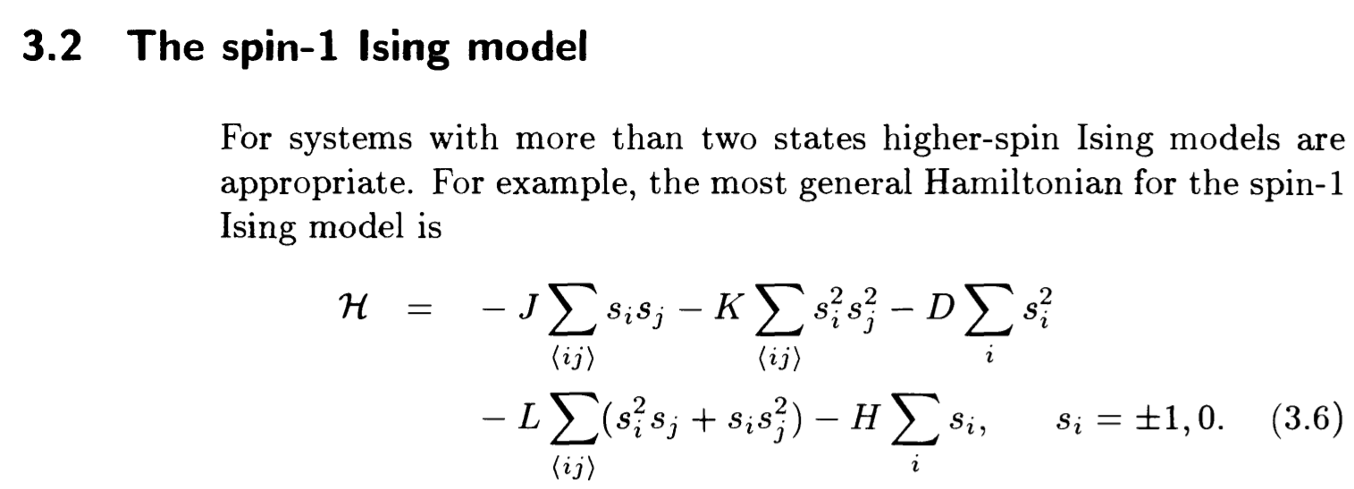 3.4 The Ising lattice gas is described by a | Chegg.com