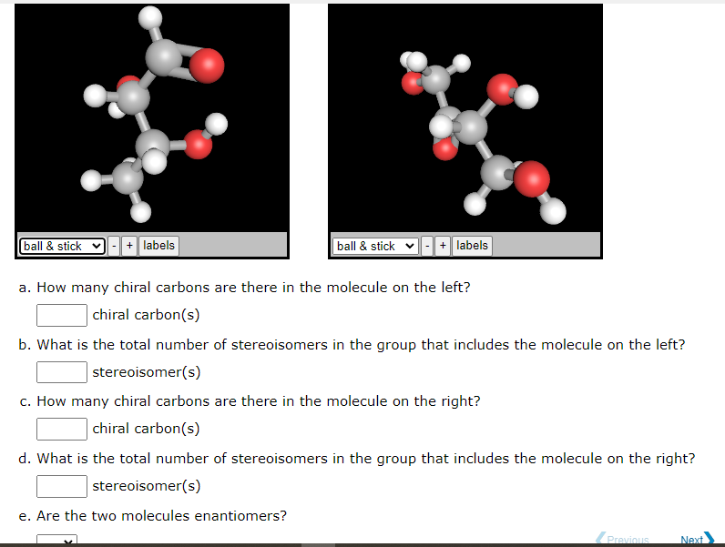 Solved a. How many chiral carbons are there in the molecule | Chegg.com