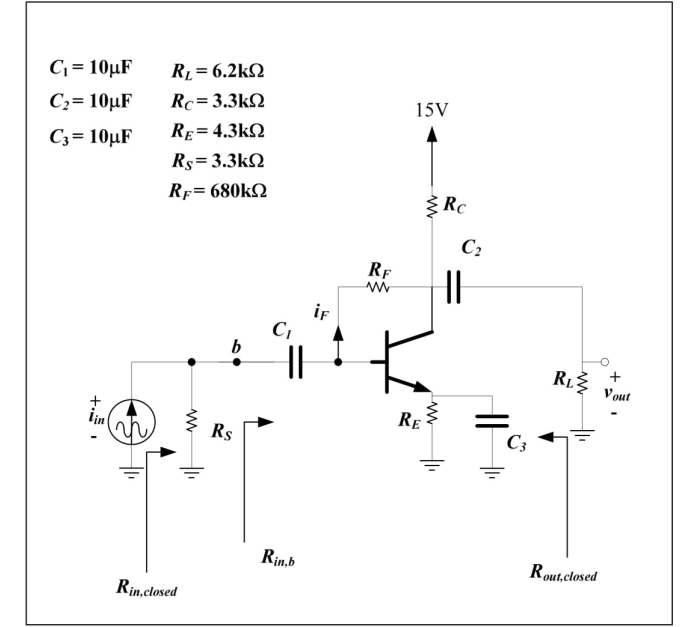 Solved REξξRCRin, closed Rout,closed Find the | Chegg.com