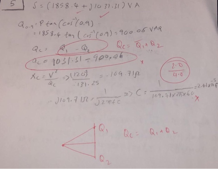 Solved 5, An inductive load (consisting of R and L in | Chegg.com