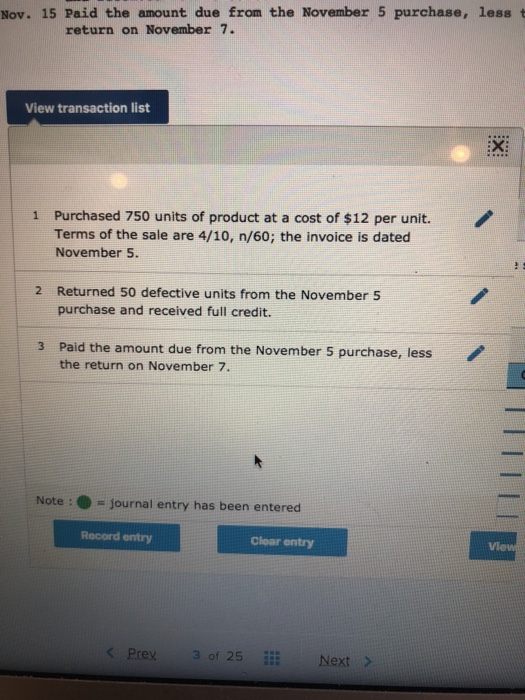 Solved QS 4-5 Recording purchases, returns, and discounts | Chegg.com Solved QS 4-5 Recording purchases, returns, and discounts | Chegg.com
