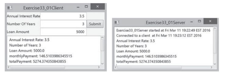 Solved Network Application : javafx Write a client-server | Chegg.com