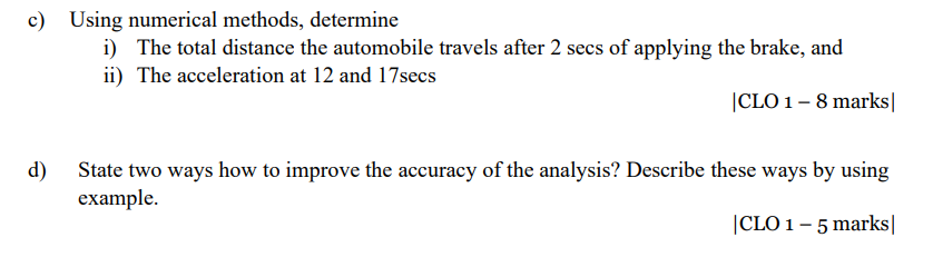 Solved Question 1(40 Marks) The automotive brake company is | Chegg.com