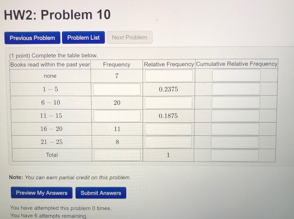 Solved HW2: Problem 10 Previous Problem Problem List Next | Chegg.com