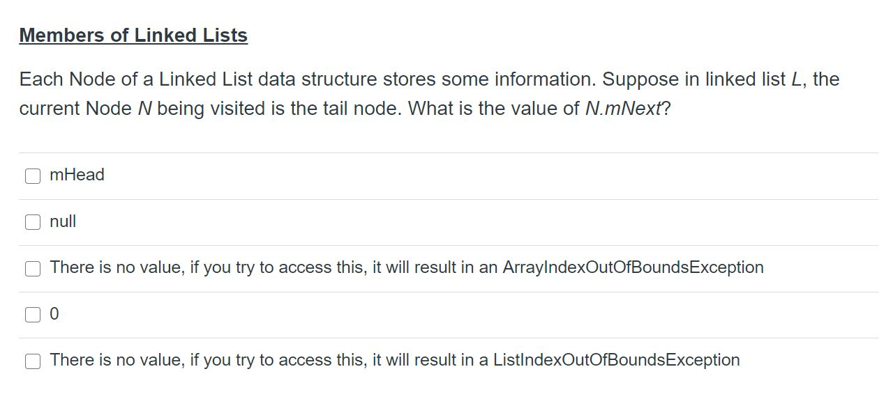 Solved Members of Linked Lists Each Node of a Linked List | Chegg.com