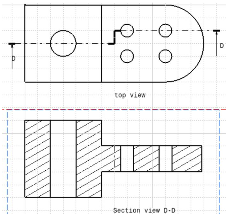 Solved Please draw the side view of this. Dimensions are one | Chegg.com Solved Please draw the side view of this. Dimensions are one | Chegg.com