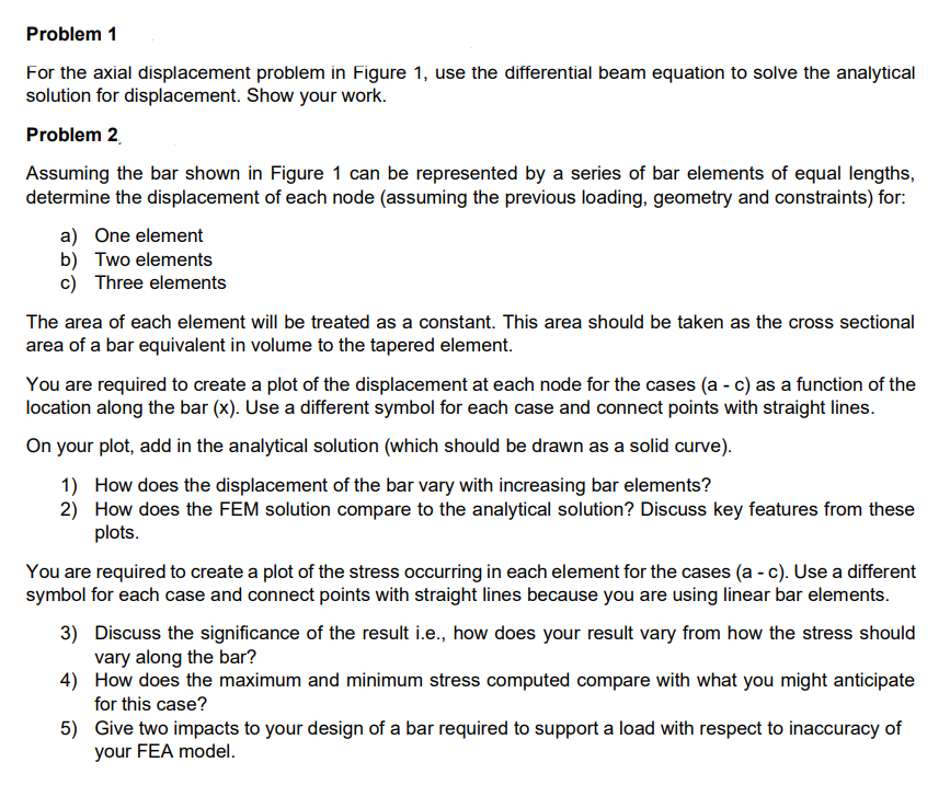 Solved Help the team with the design of these legs, assuming | Chegg.com