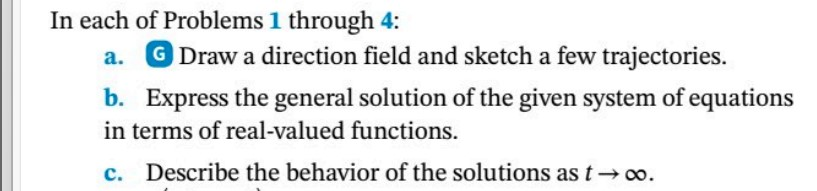 Solved In each of Problems 1 through 4: a. Draw a direction | Chegg.com