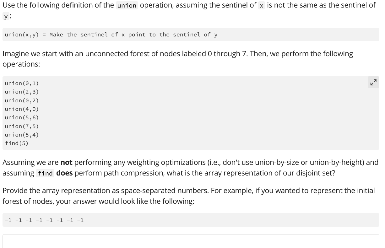 Solved Use the following definition of the union operation, | Chegg.com