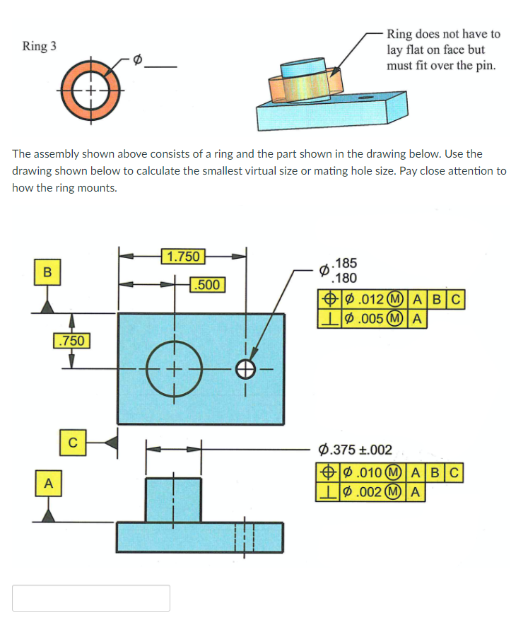 Solved Ring 3 Ring does not have to lay flat on face but | Chegg.com