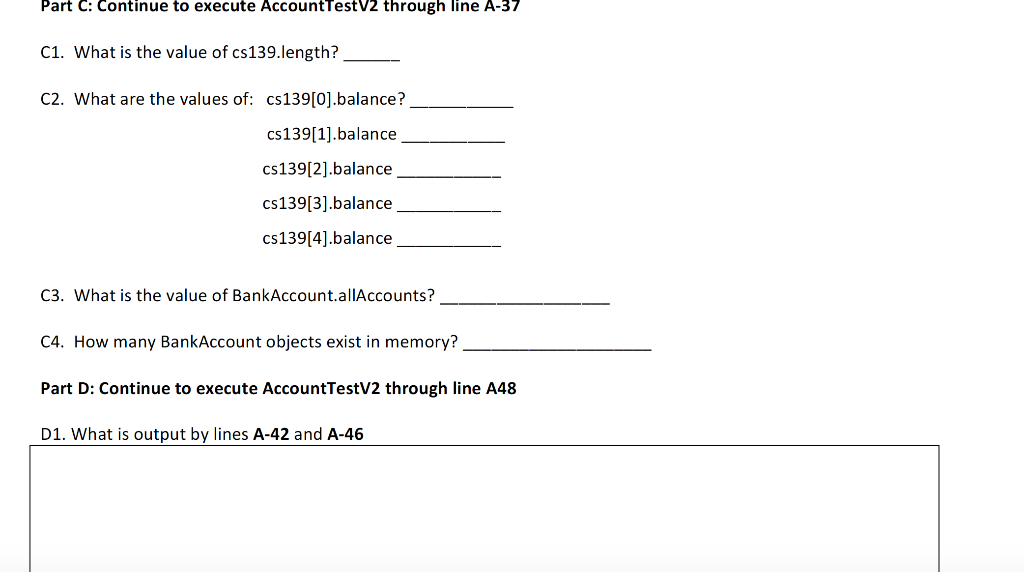 This program demonstrates the BankAccount class. * | Chegg.com