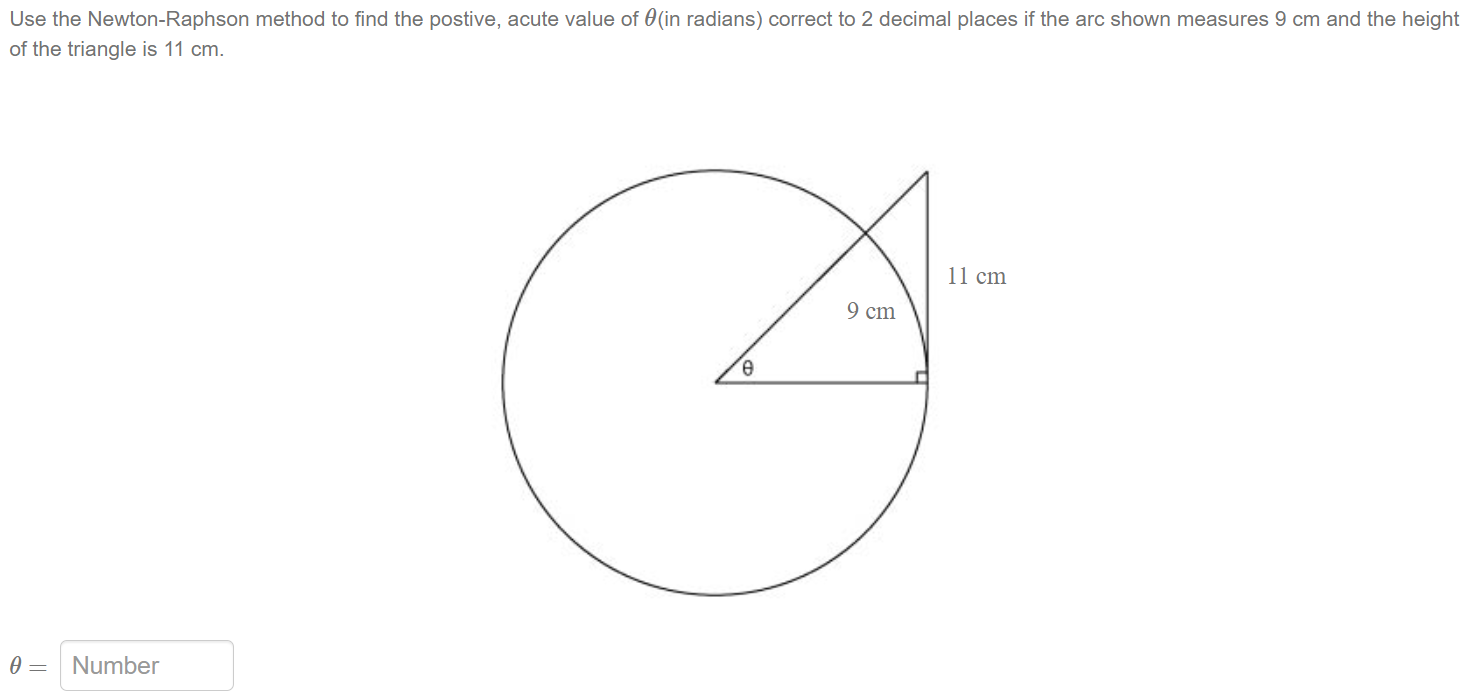 Solved Use the Newton-Raphson method to find the postive, | Chegg.com