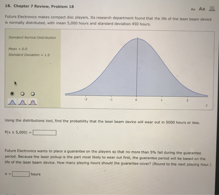 Solved 18. Chapter 7 Review, Problem 18 Aa Aa Future | Chegg.com