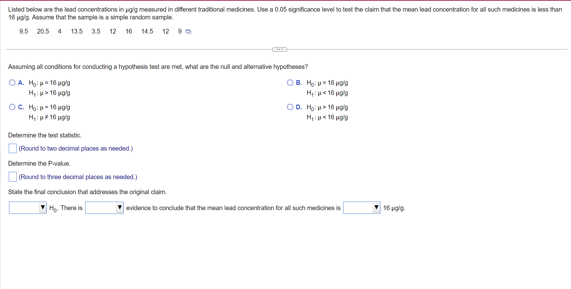 Solved STAT part D. (1) Reject / Fail to reject (2) Not | Chegg.com