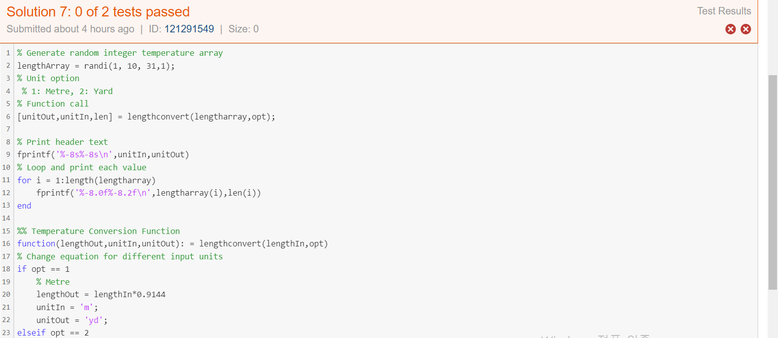 Solved Debugging - Length Conversion 3 solutions submitted | Chegg.com