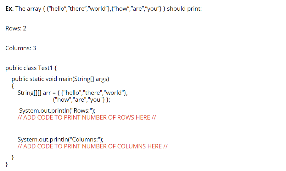 Solved Ex. The array { | Chegg.com