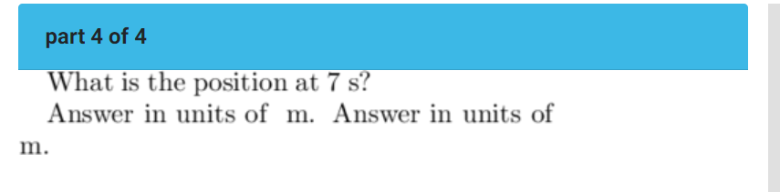 Solved Consider the plot below describing the acceleration | Chegg.com