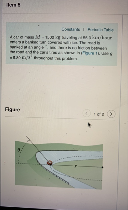 Solved Item 5 Constants I Periodic Table A car of mass M | Chegg.com
