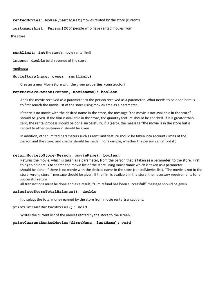 Solved I have a java assignment due to thursday 19.may. it | Chegg.com