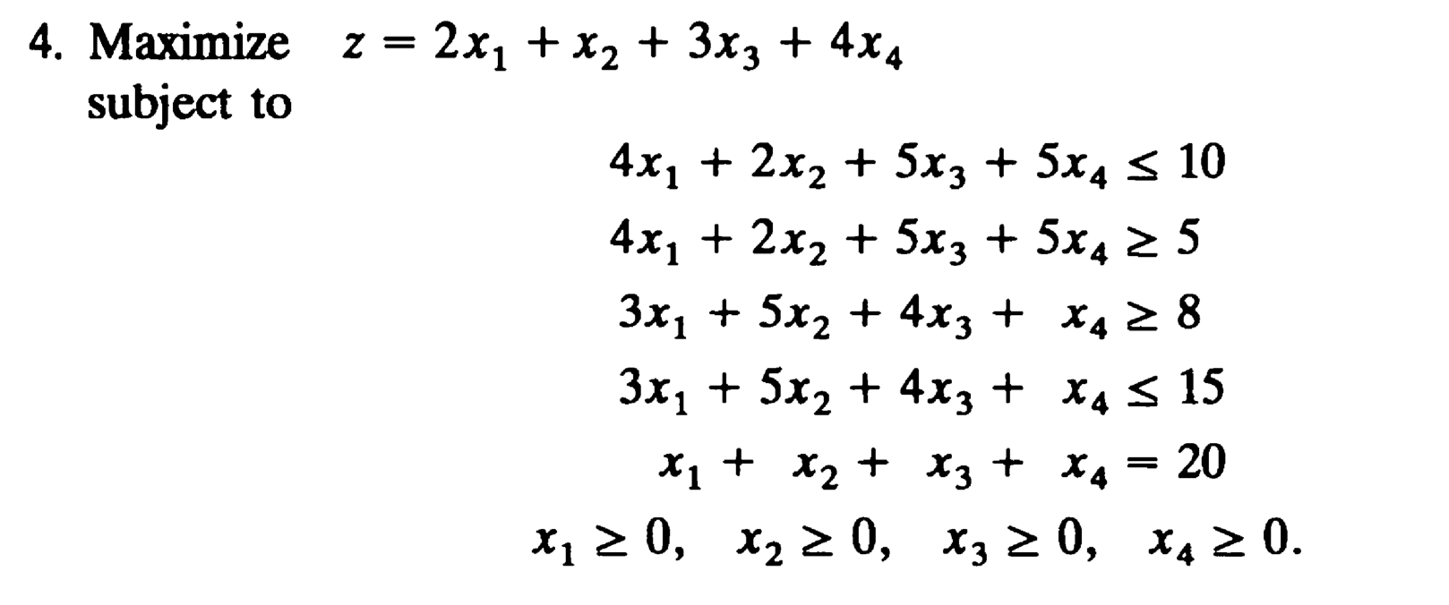 Solved •(3 points) Write the dual problem for the problem | Chegg.com