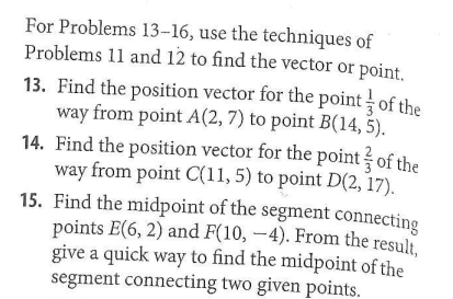 Solved For Problems 13-16, use the techniques of Problems 11 | Chegg.com